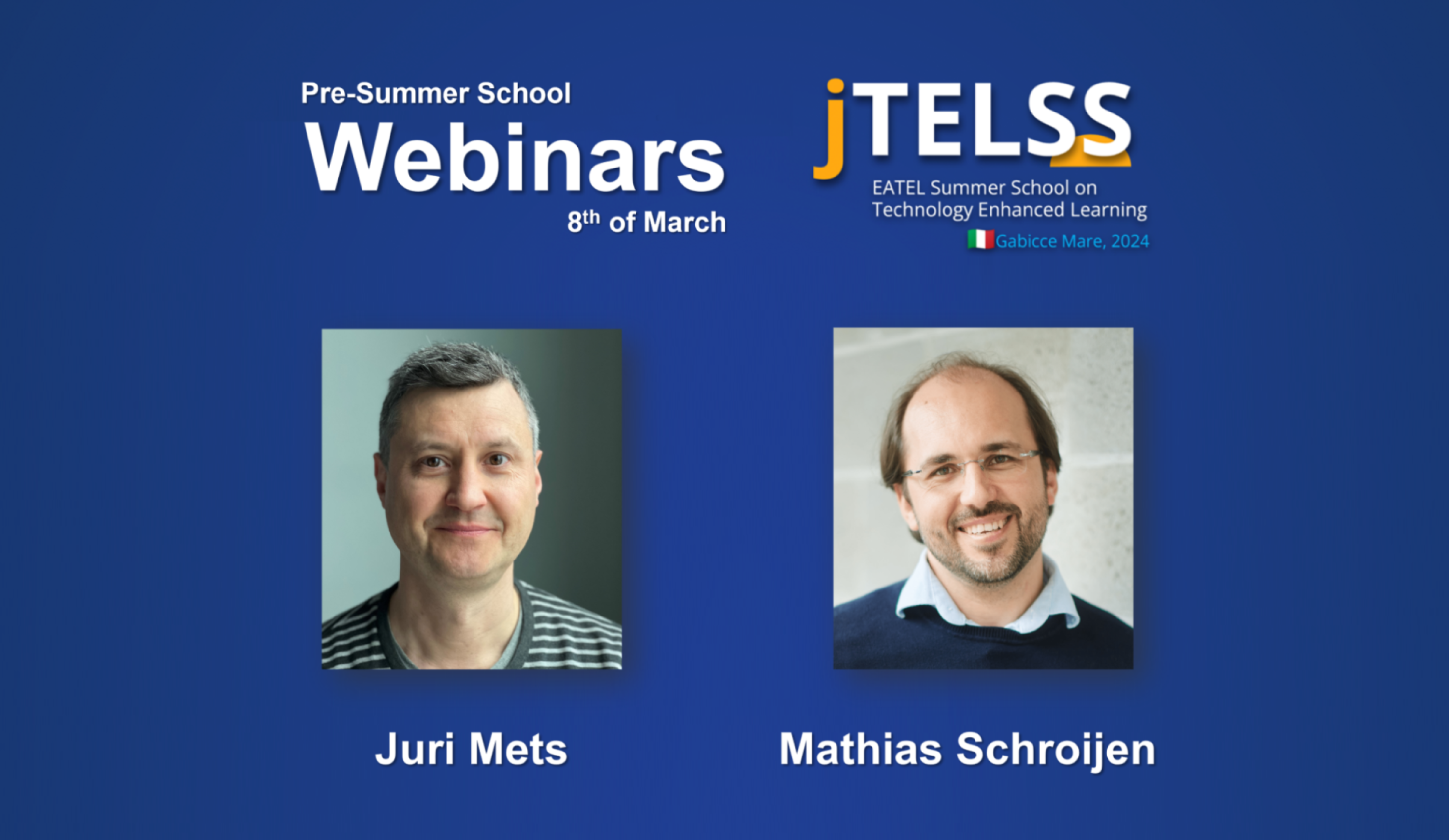 Open webinar - JTELSS24 - EATEL